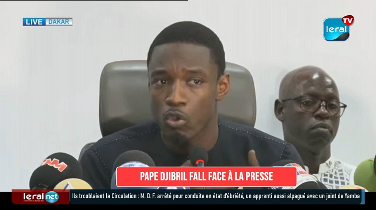 Direct Pape Djibril Fall Face à La Presse Une Importante