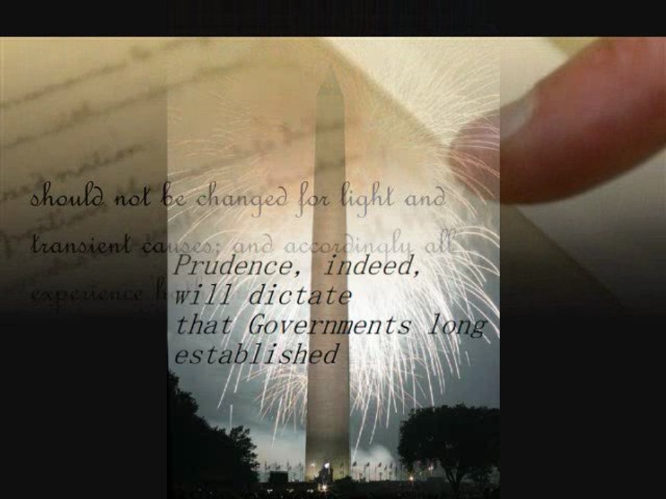 Declaration of Independence Celebrated in Song - UNIQUE! - video ...