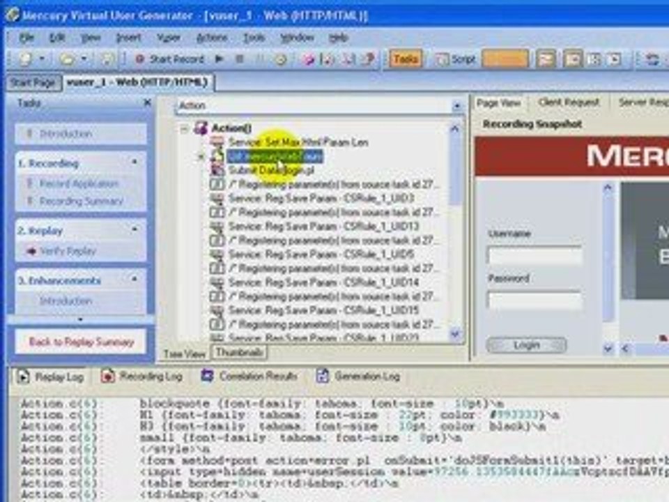 LoadRunner Tutorial 11 - video Dailymotion