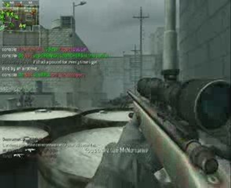 call of duty 4 sniper montage - Vidéo Dailymotion