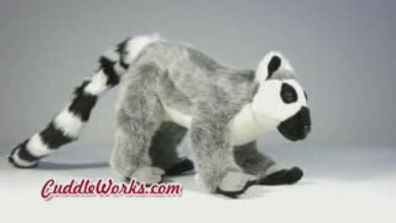 Ringtail Lemur Stuffed Toy at CuddleWorks.com - video Dailymotion