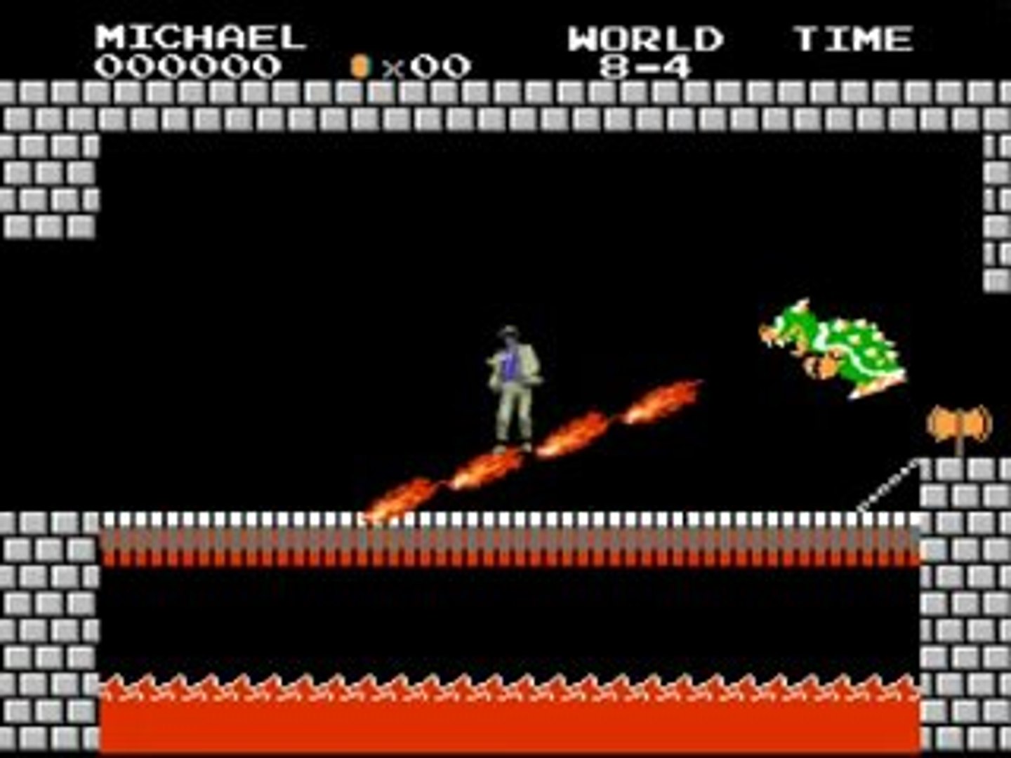 Michael Jackson Vs Mario