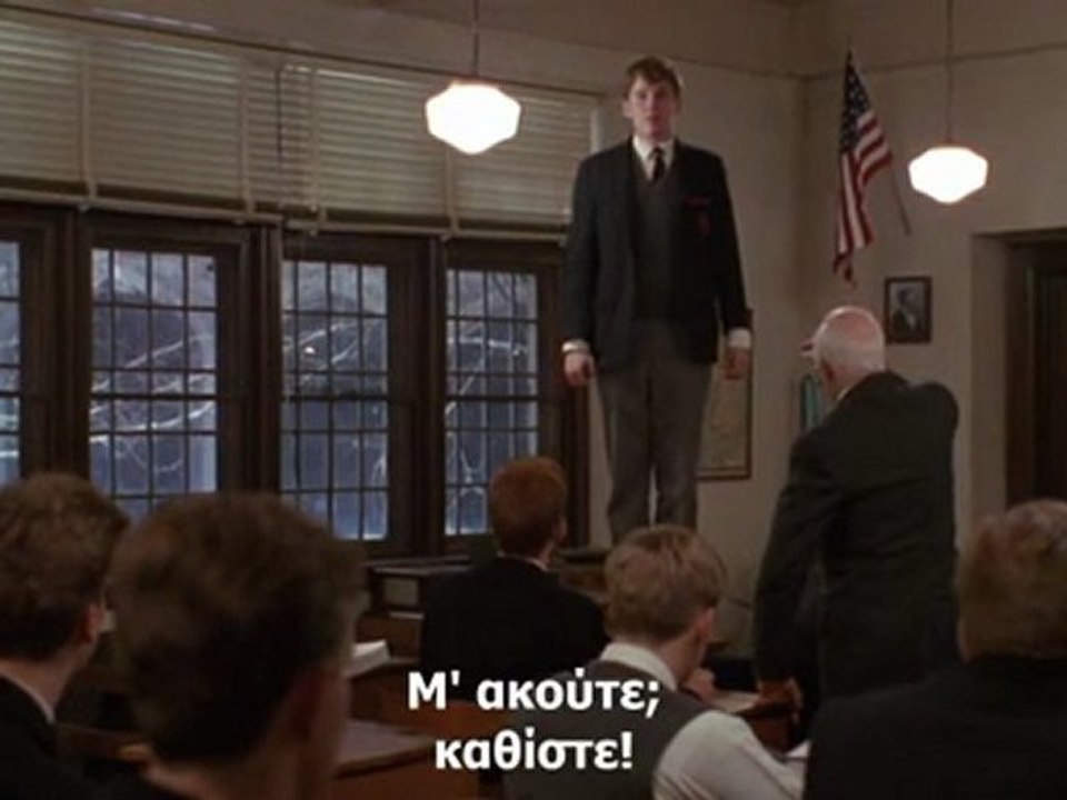 Ο ΚΥΚΛΟΣ ΤΩΝ ΧΑΜΕΝΩΝ ΠΟΙΗΤΩΝ (Dead Poets Society, 1989) - video Dailymotion
