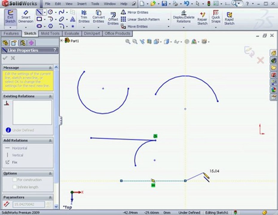 SolidWorks Tutorials Arc Tool - video Dailymotion