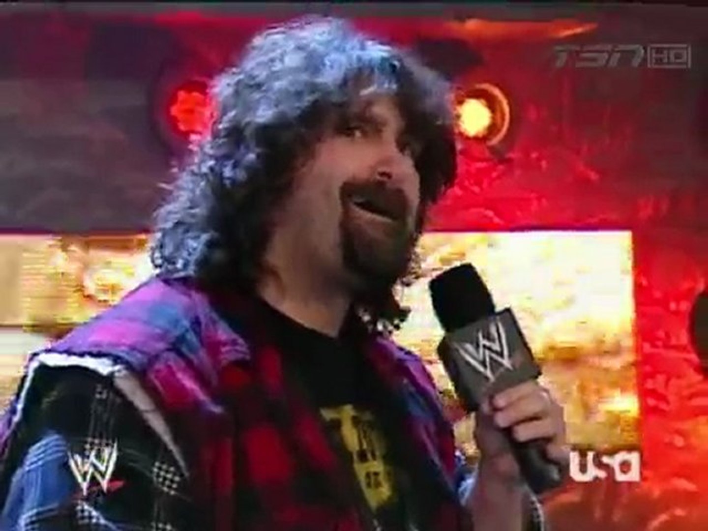 Wwe Edge Spears Mick Foley
