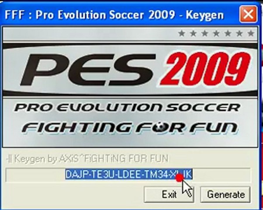 PRO EVOLUTION SOCCER 2009 KEYGEN - video Dailymotion