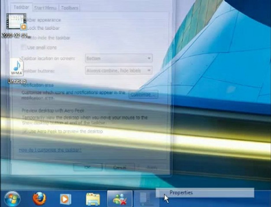 Revert to an old style Taskbar in Windows 7 - video Dailymotion