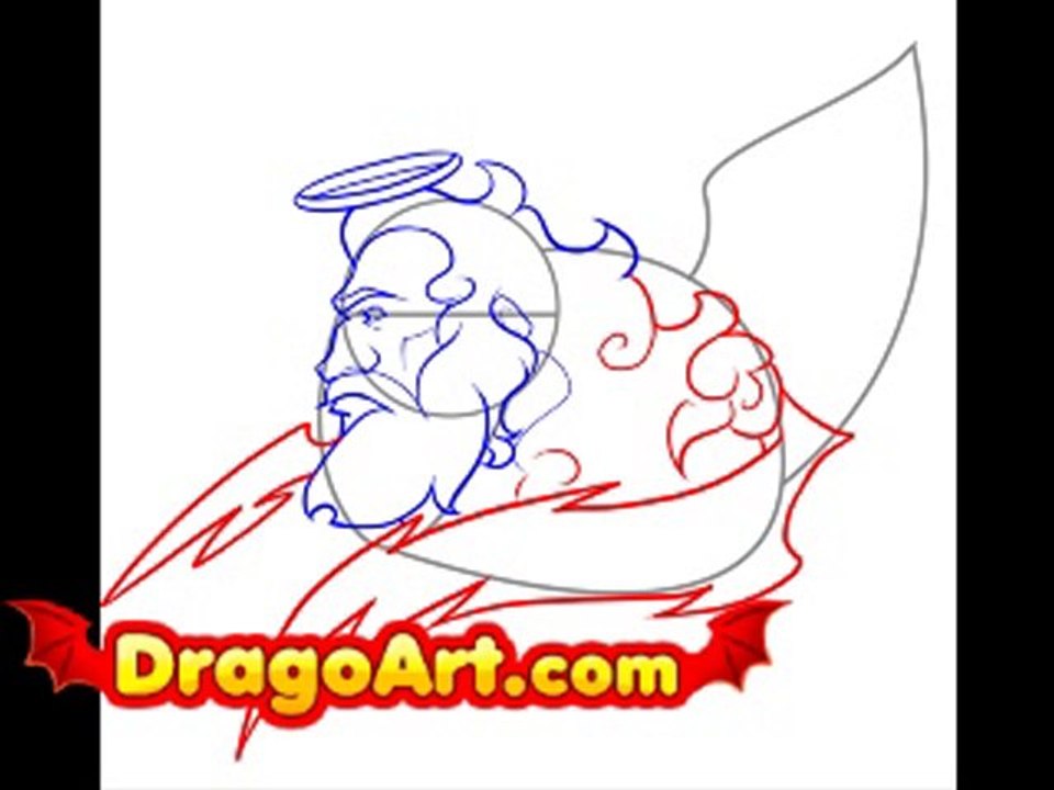 How to draw God, step by step - video Dailymotion