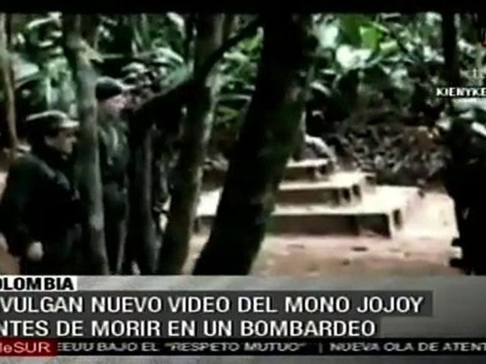 Revelan video del Mono Jojoy grabado 20 días antes de su muerte - Vídeo ...