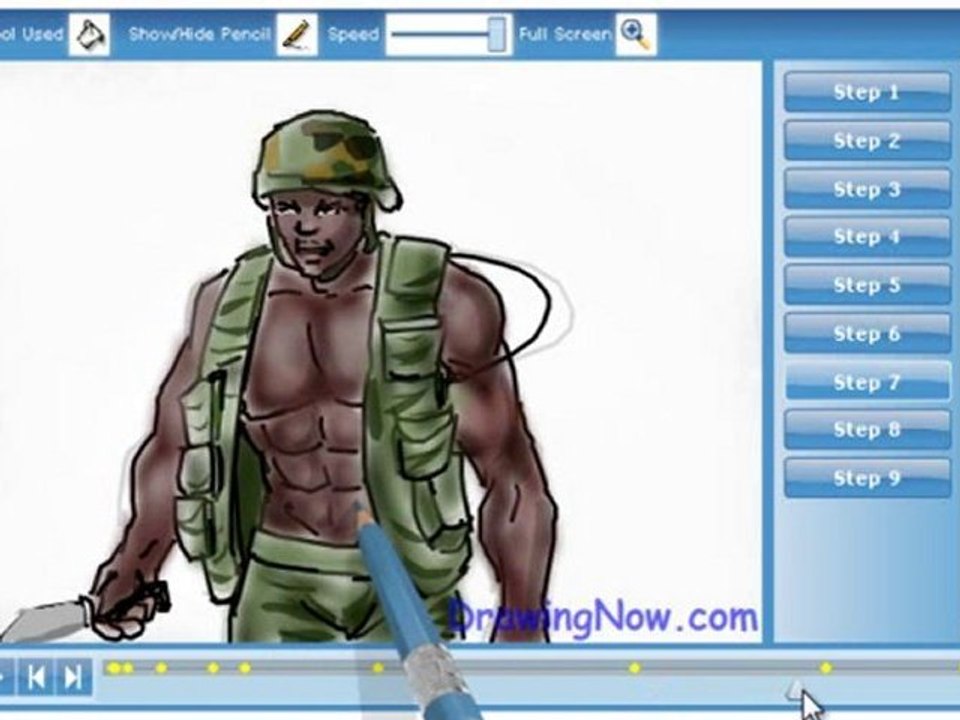 How to draw a Army Man - video Dailymotion