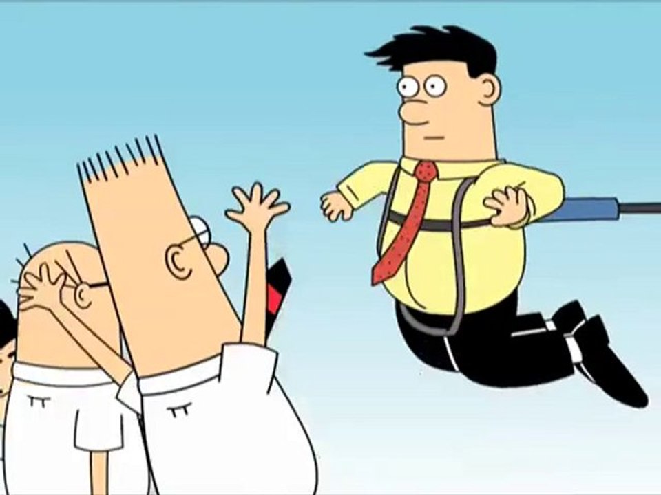 Dilbert: Office Hallucination and Bungee Boss Video - video Dailymotion