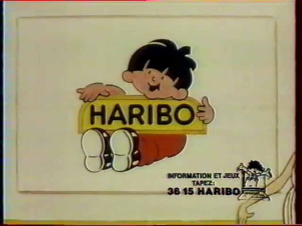 Publicité Haribo 1992 - Vidéo Dailymotion