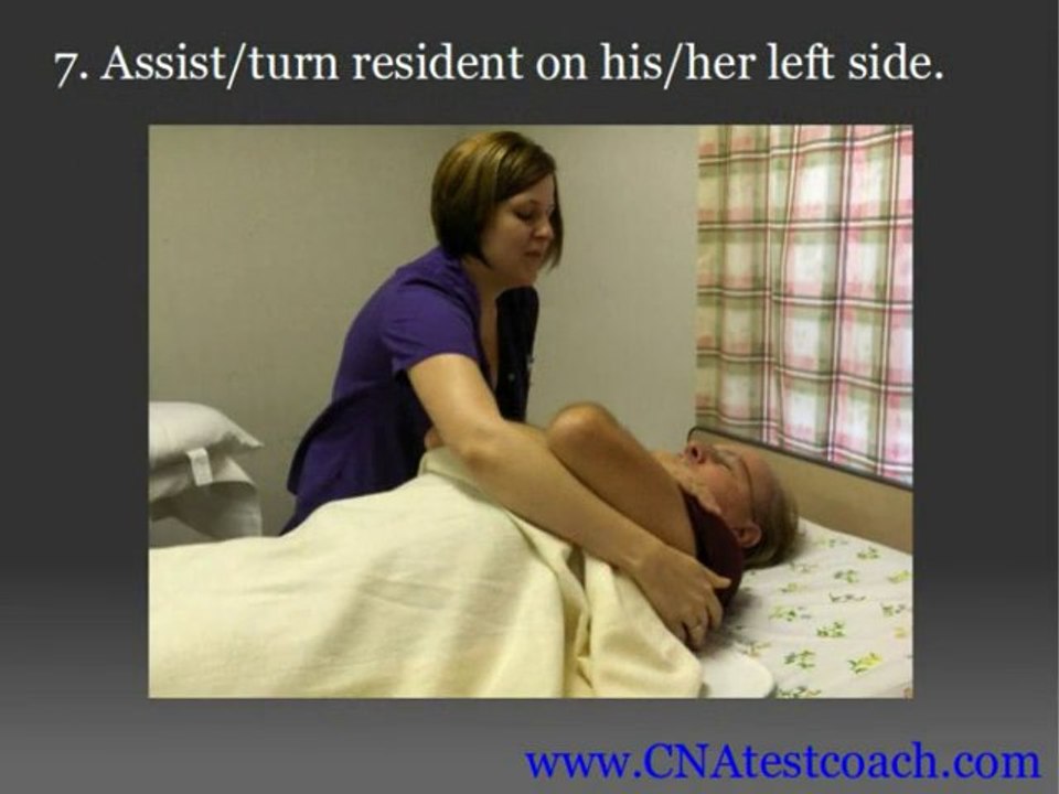 CNA Skills: Positioning Patient On Side - video Dailymotion