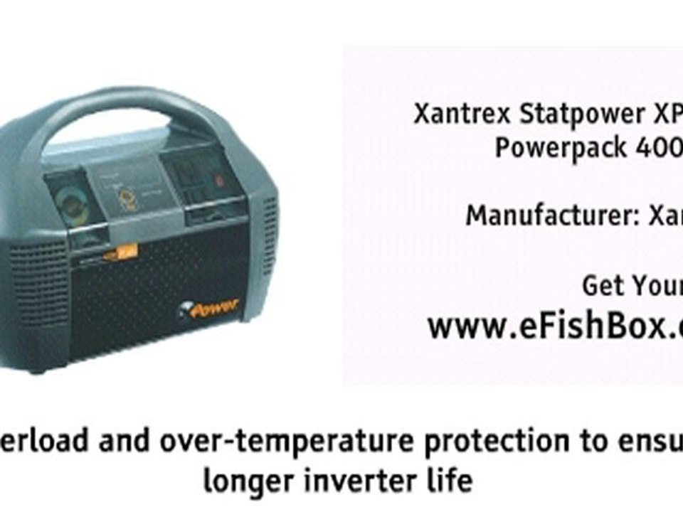 Xantrex Statpower XPower Powerpack 400 Plus - video Dailymotion