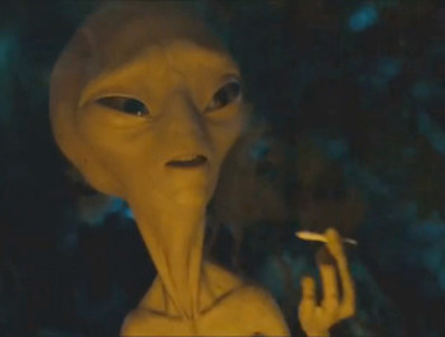 Paul Alien Smoking Weed