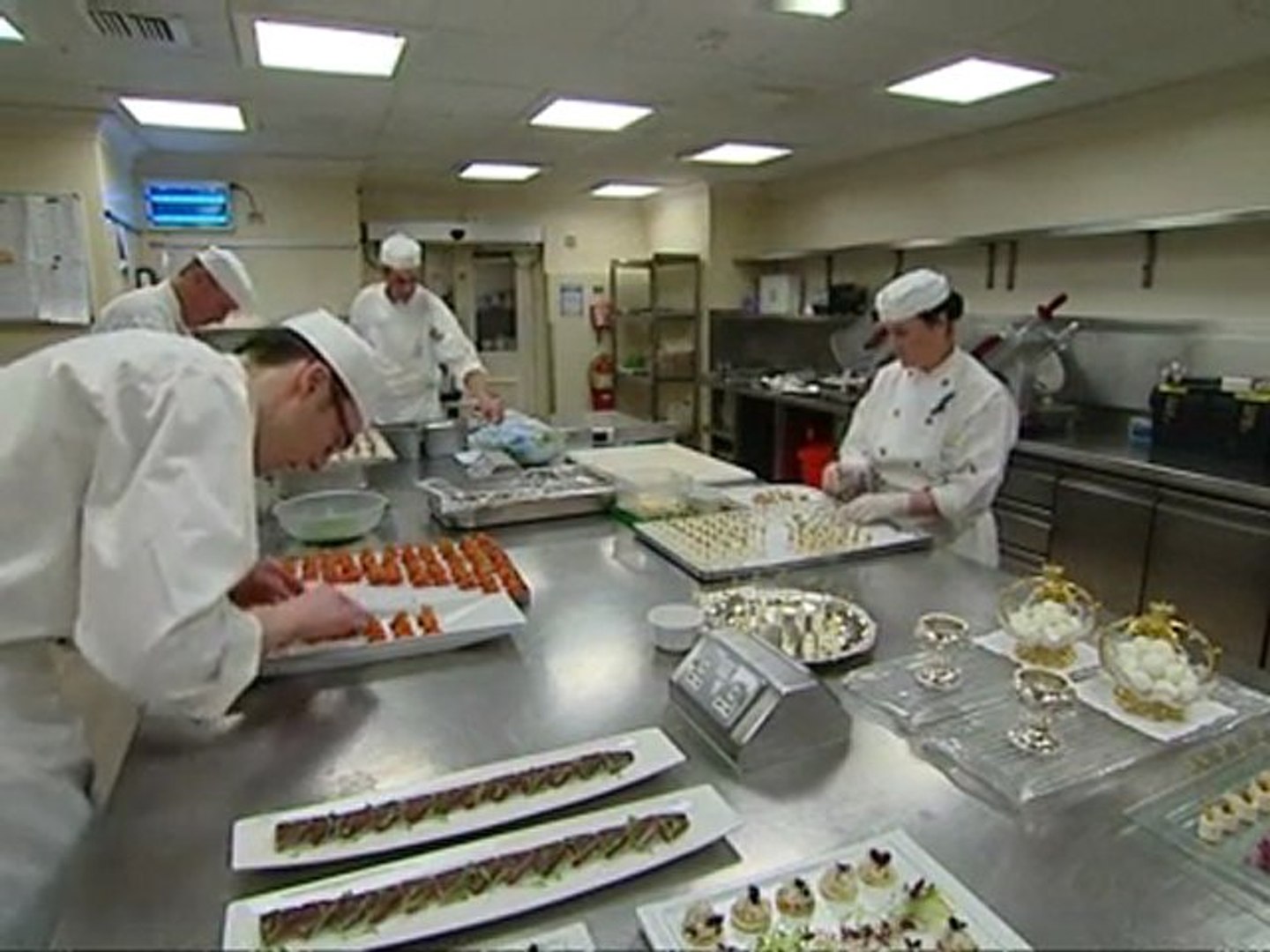 Inside Buckingham Palace Kitchen In The Kitchens At Buckingham Palace