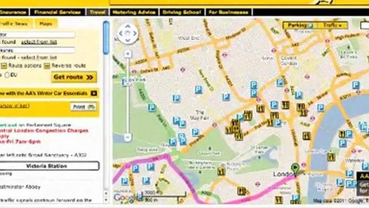 AA Route Finder in action - video dailymotion