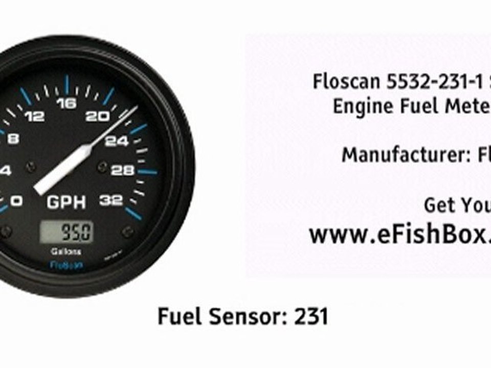 Floscan 5532-231-1 SingleFloscan 5532-231-1 Single Engine Fuel Meter ...
