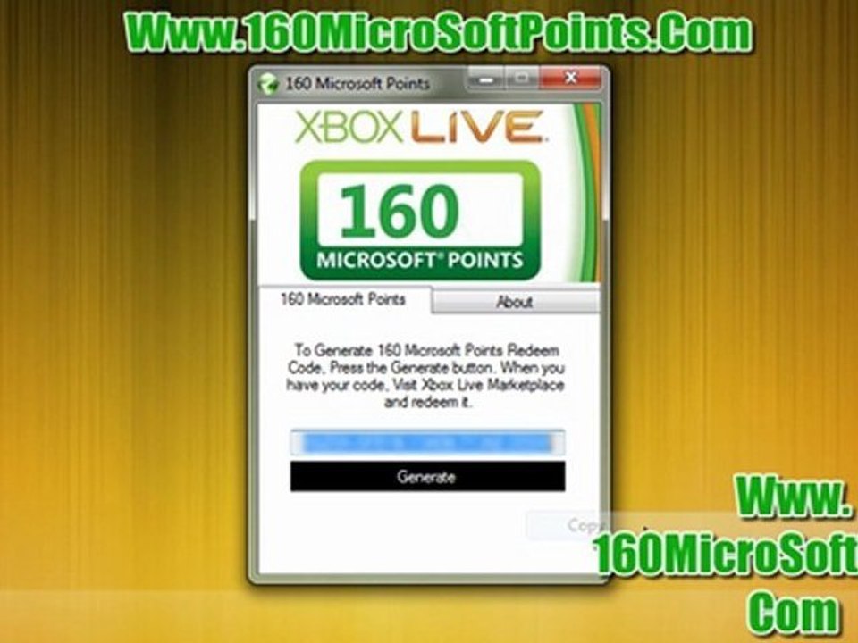 160 Microsoft Points Redeem Code Generator For Free Download - video ...