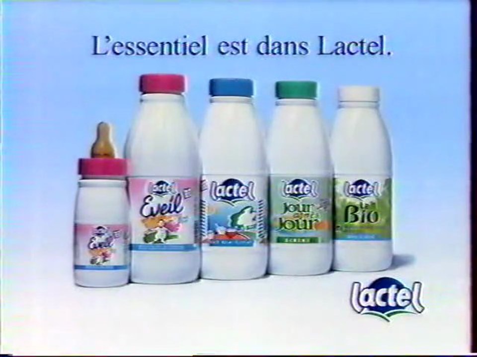 Publicité Lactel 1998 - Vidéo Dailymotion