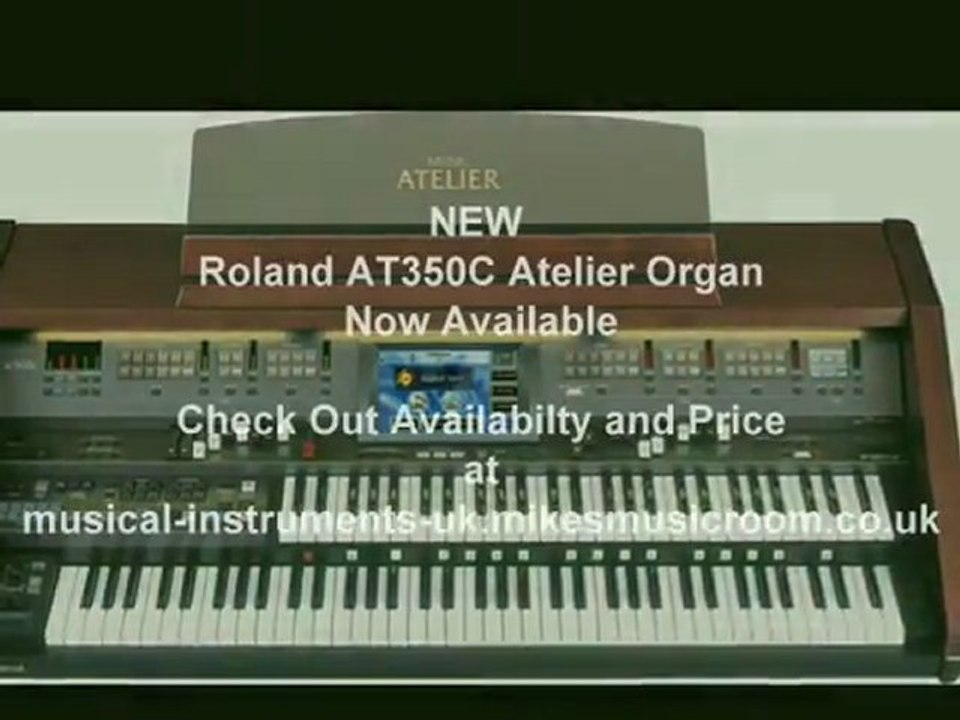Roland Atelier Organs For Sale - Atelier AT350C Portable Organ - video ...