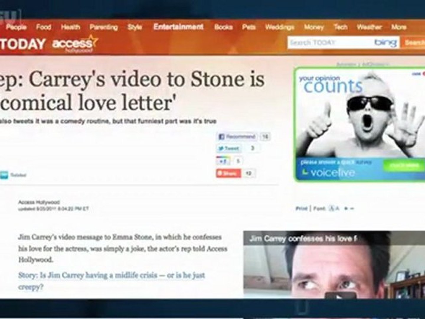 Jim Carrey Y Emma Stone Emma Stone CRAZY STUPID LOVE Interview