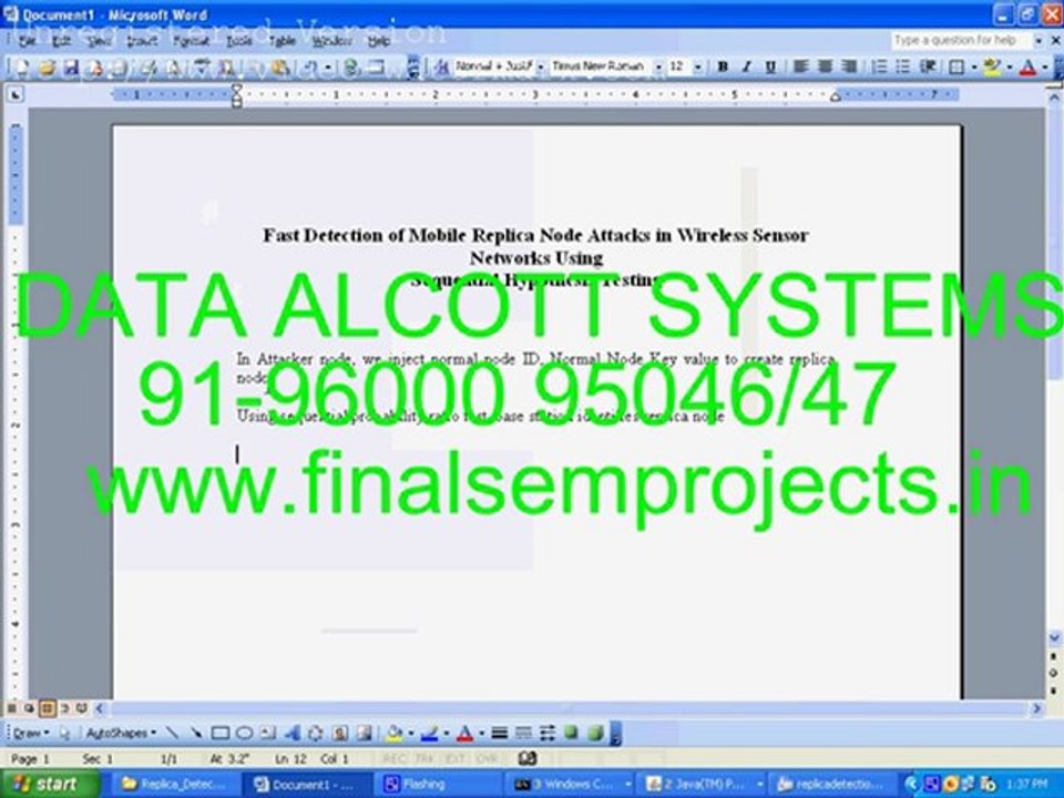 Fast Detection of Mobile Replica Node Attacks in Wireless Sensor Networks Using Sequential ...