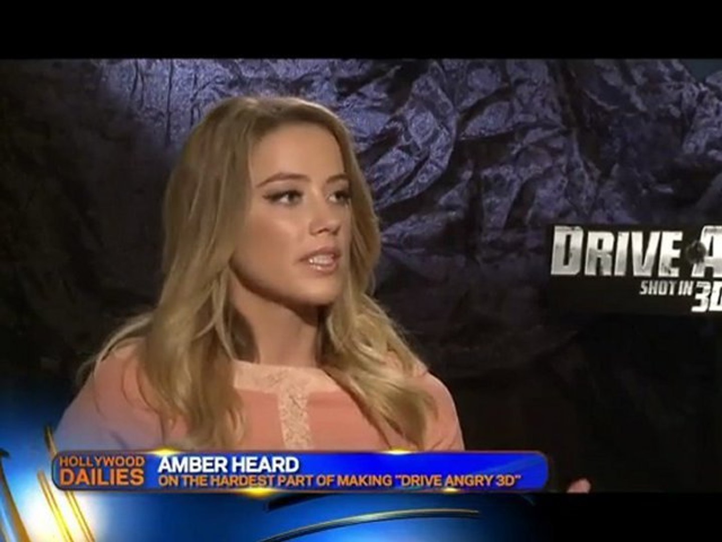 Amber Heard Drive Angry Hair