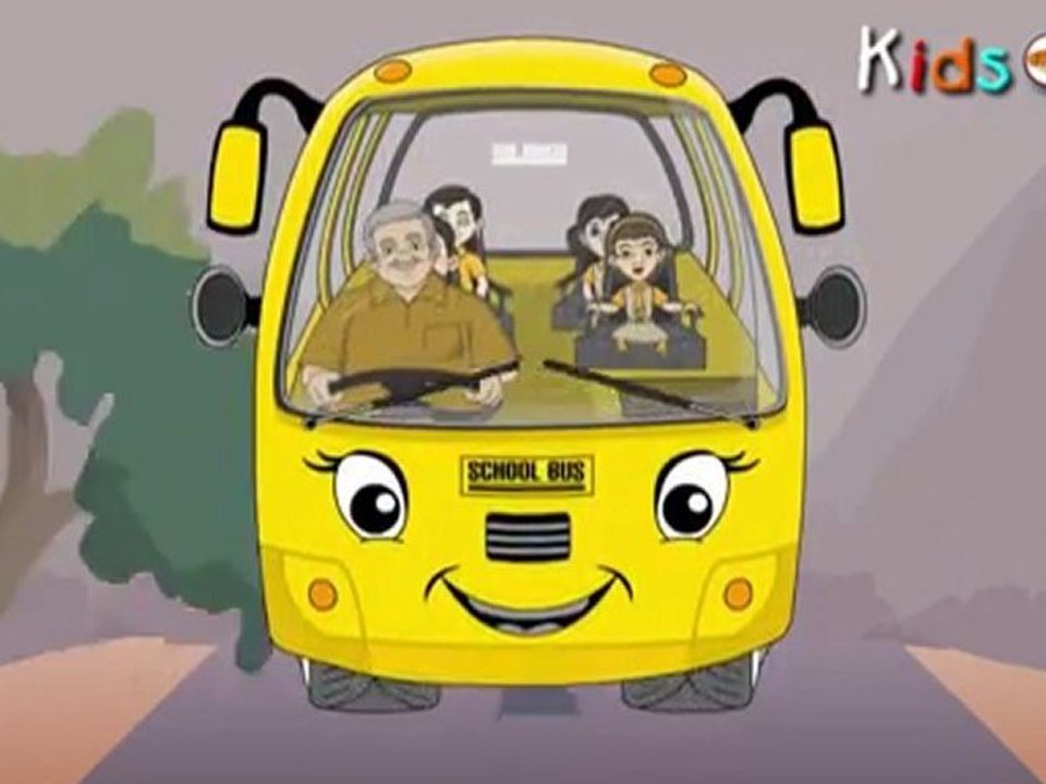 The Wheels On The Bus - Nursery Rhymes - English Animated Rhymes ...