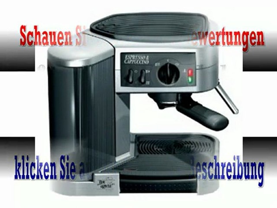 WIK 9731 Espresso- und Cappuccino-Maschine - video Dailymotion
