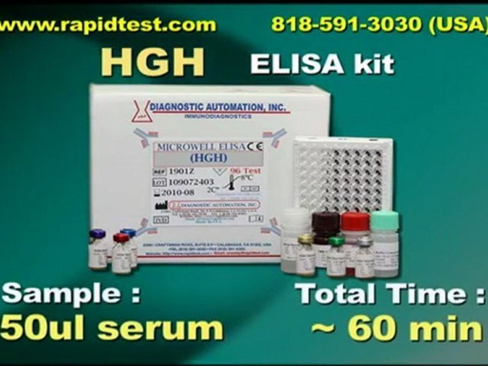 Human Growth Hormone (HGH) ELISA kit - video Dailymotion