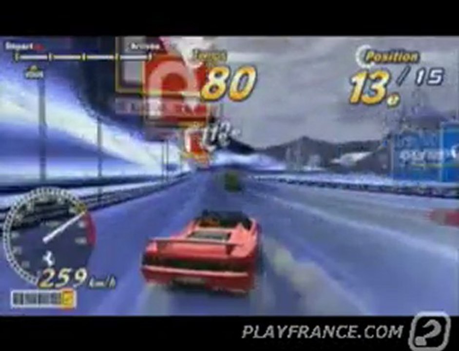 Outrun 2006 : Coast 2 Coast (PSP) - Deux courses de la version PSP du ...