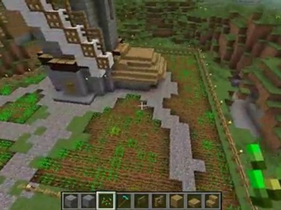 Minecraft : Comment construire un Moulin et une étable - Vidéo Dailymotion