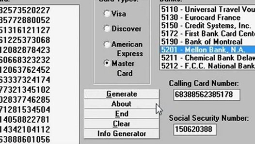 Download Free Vcc and Credit card Generator 2012 - video dailymotion