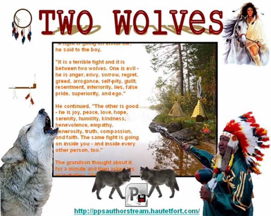 Two Wolves - A Cherokee Legend - Vidéo Dailymotion