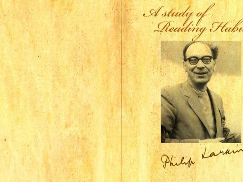 A Study Of Reading Habits by Philip Larkin (Poetry Reading) - video ...