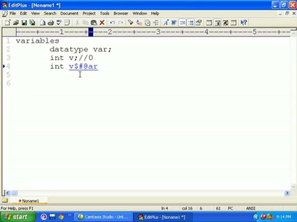 Java Programming Tutorial 3.2 DataTypes and variables2 - video Dailymotion