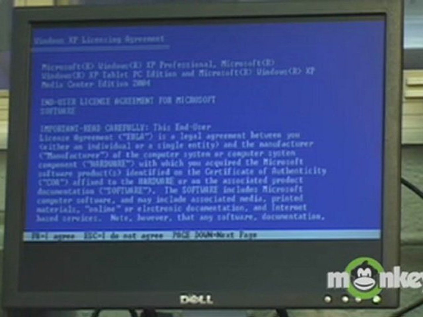 Windows Xp Computer Screen