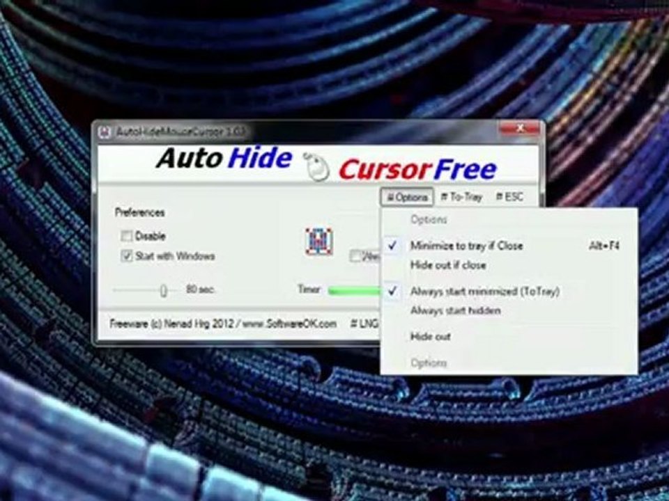 Hide Mouse Cursor Automatically - Tekzilla Daily Tip - video Dailymotion