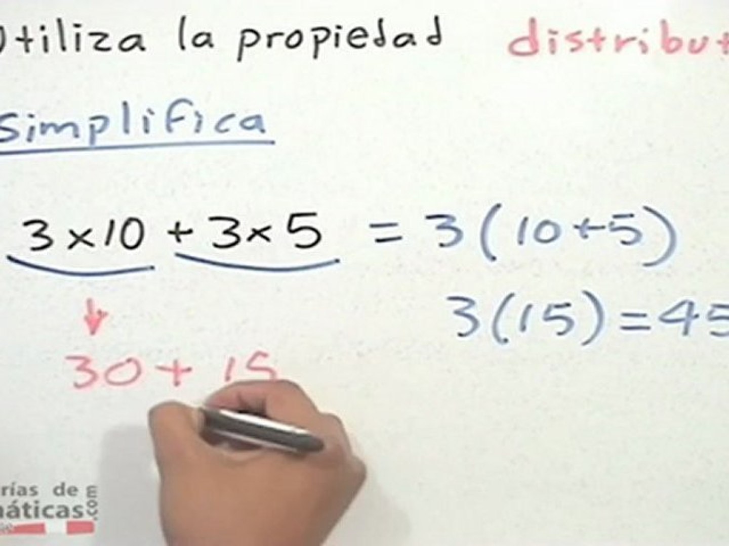 Propiedad Distributiva FORTIZ EL PROFE (@fortiz_elprofe) Aplicación