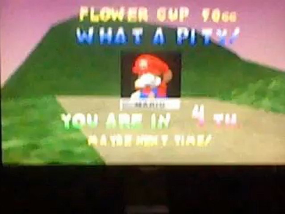 Mario Kart 64 You Got 4th Place Or Lower - video Dailymotion