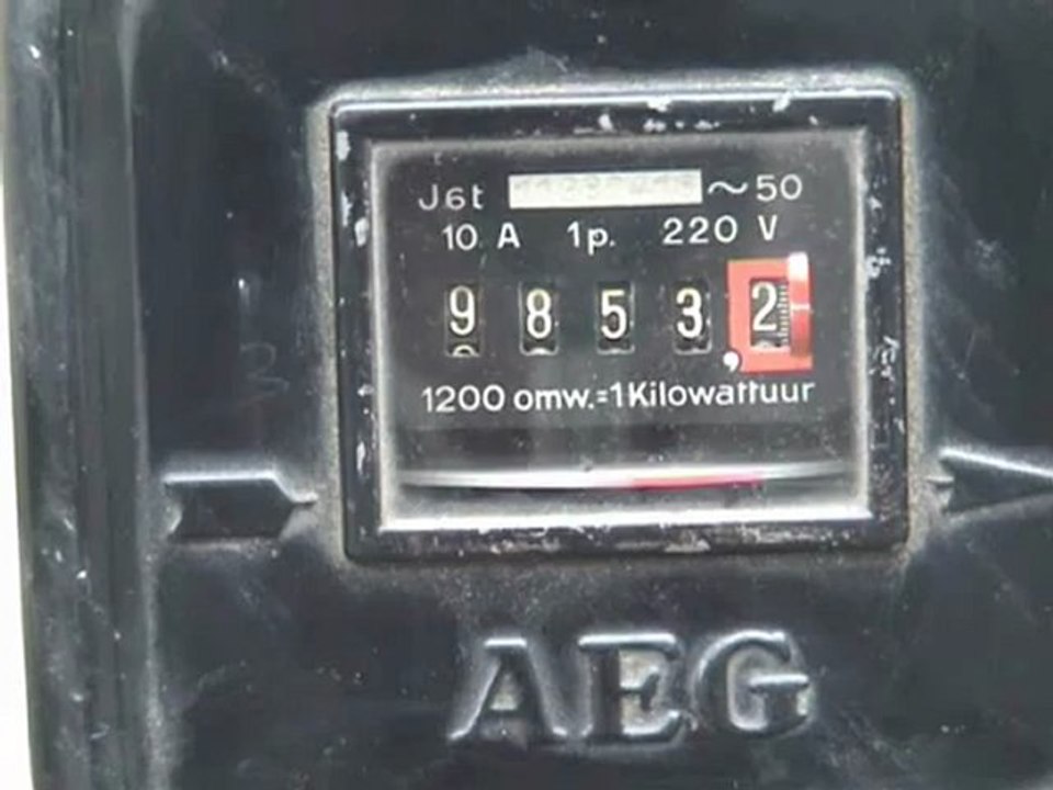 AEG kWh meter - video Dailymotion