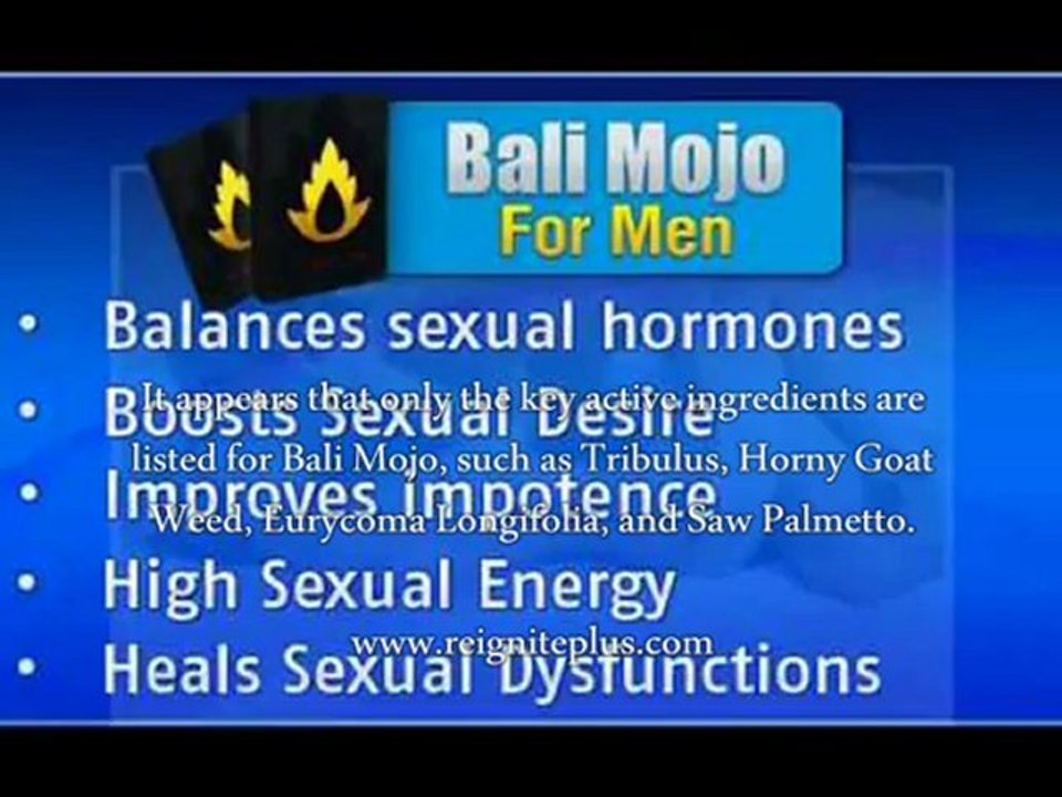 Bali Mojo Pills Reviews - Does Bali Mojo Pills Work? - video Dailymotion