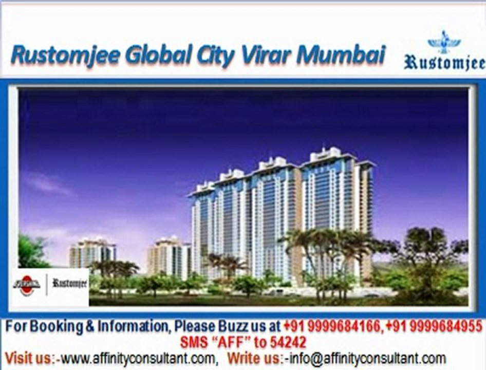 Rustomjee Global city apartments virar west mumbai @ 09999684166 ...