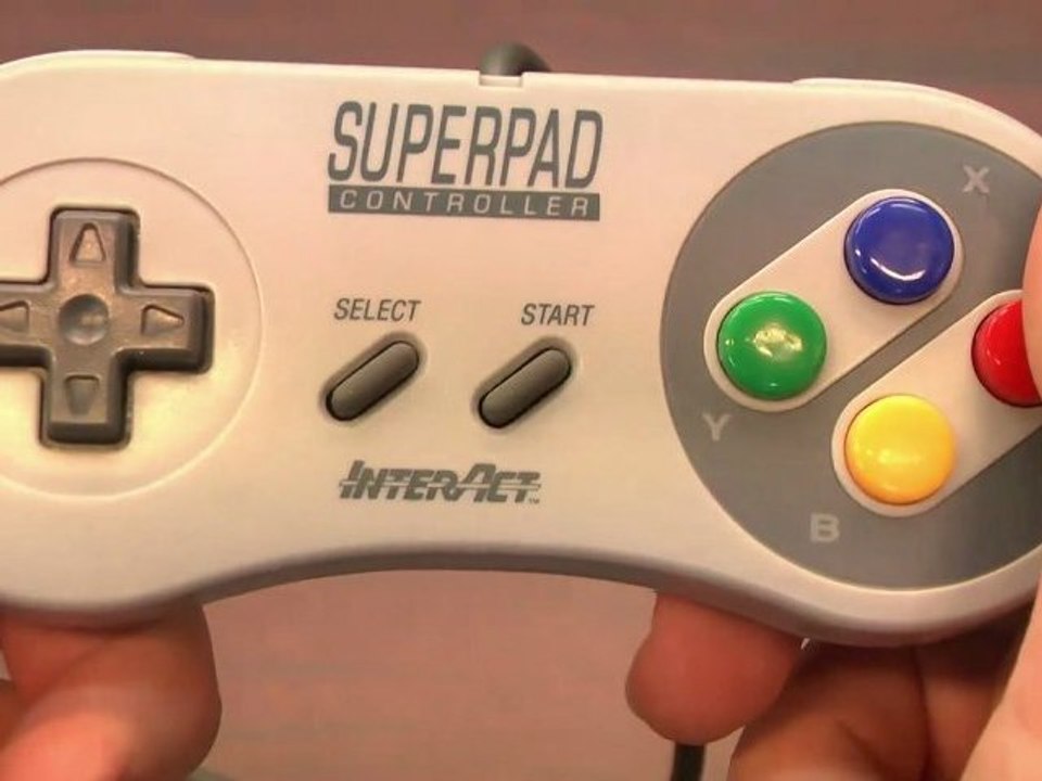 Classic Game Room - INTERACT SUPERPAD Super Nintendo controller review ...