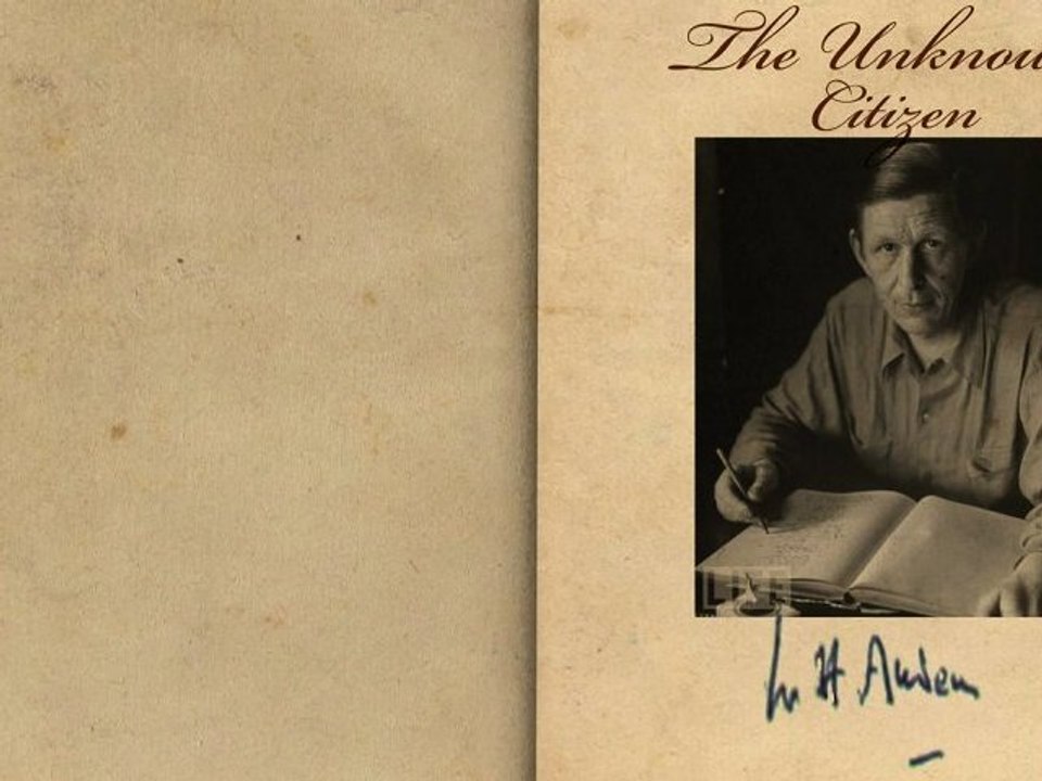 The Unknown Citizen by W H Auden - Poetry Reading - video Dailymotion