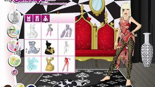 Lady Gaga Game - Dress Up Games - video dailymotion