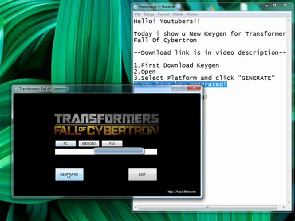 Transformers Fall Of Cybertron Steam Keygen + FREE Download + - video ...
