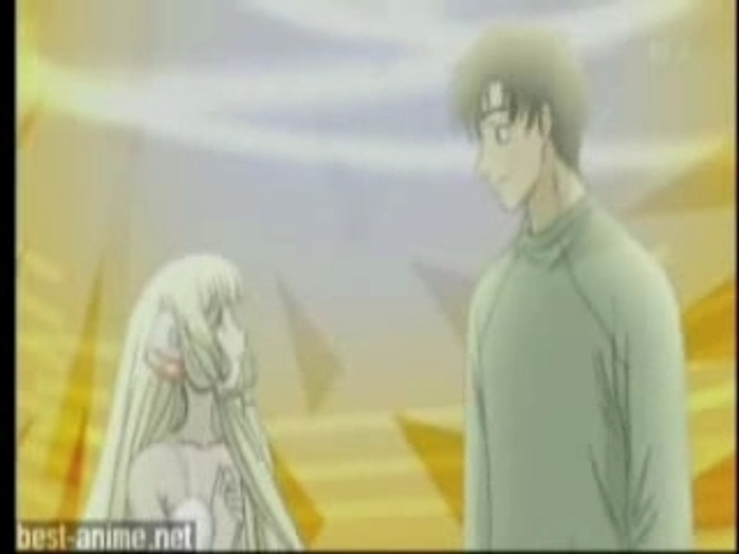 Chobits Chii And Hideki Hug
