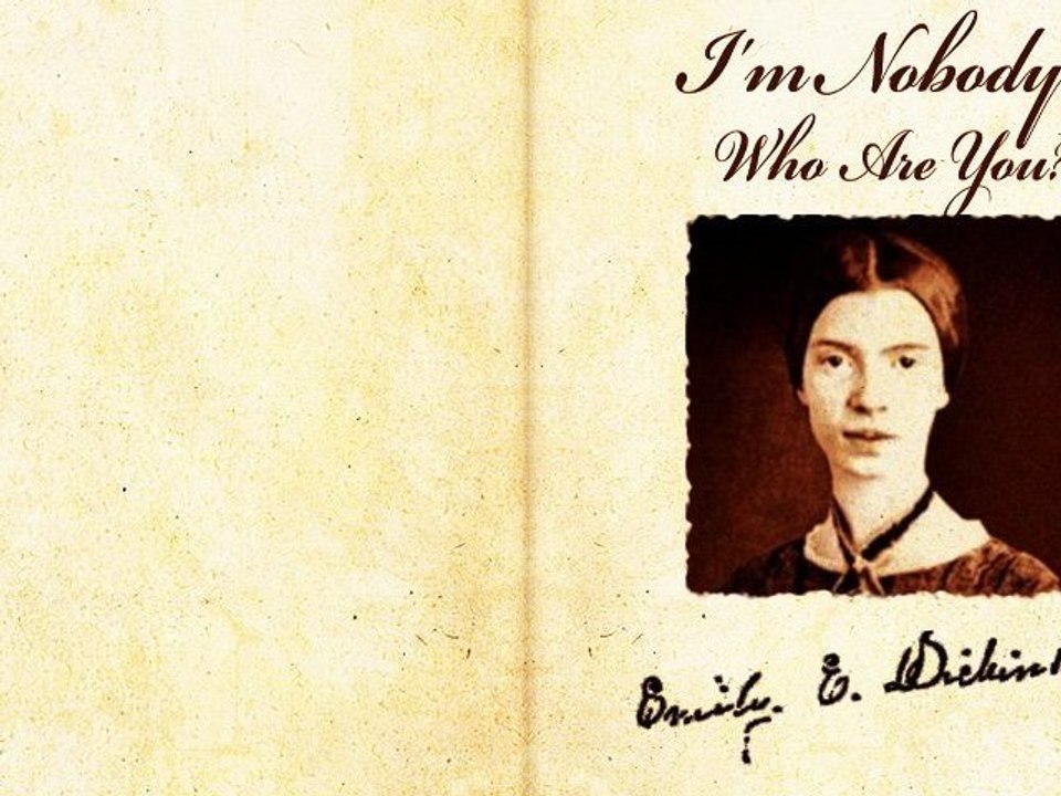 I' m Nobody! Who Are You? By Emily Dickinson - Poetry Reading - video ...